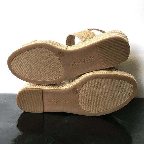 Sole Society | Shoes | Sole Society Cimmie Woven Platform Wedge Sandal ...